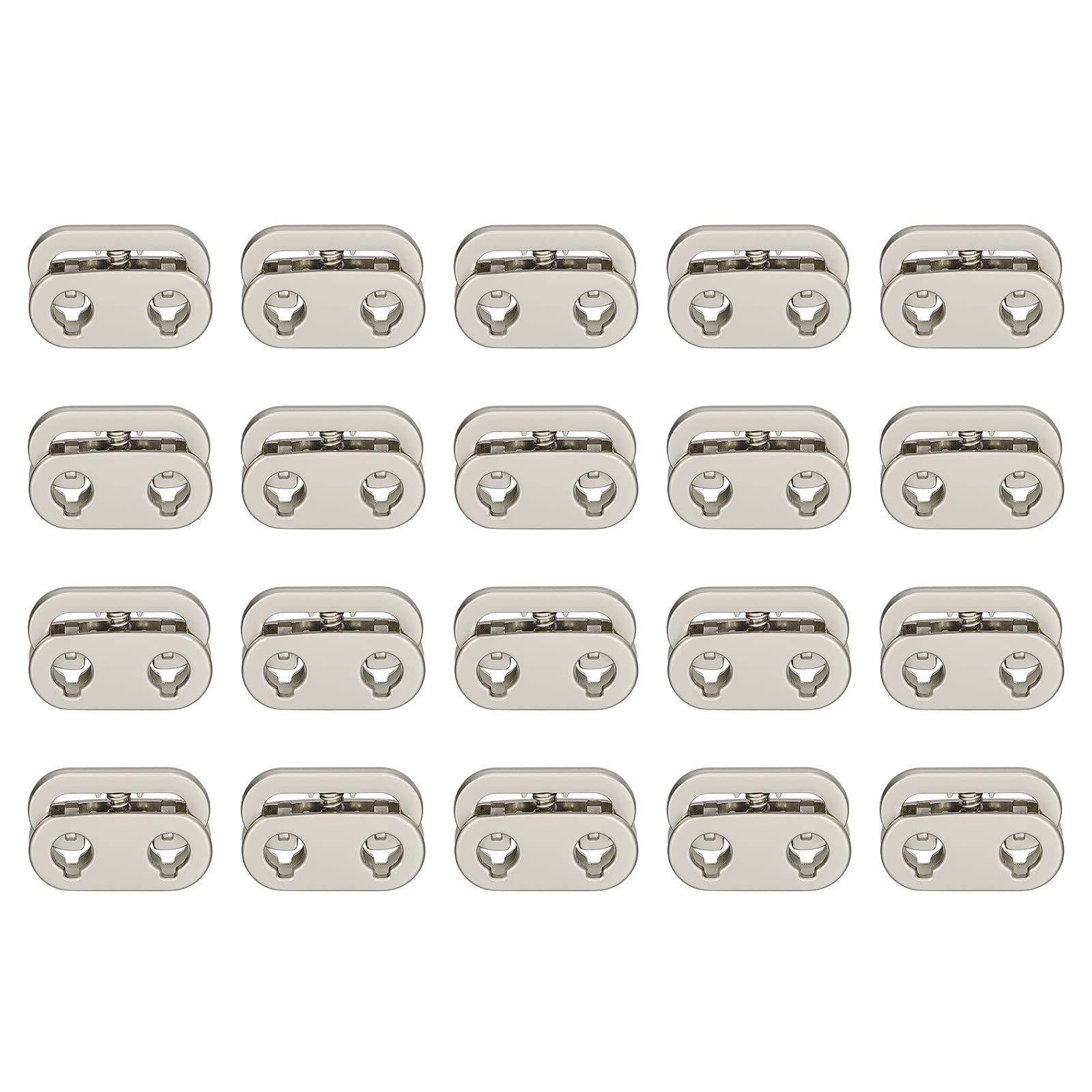 Amazon.com: uxcell Spring Cord Lock End Toggle, 20Pcs Double Hole ...