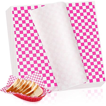 Amazon.com: 240 Sheets Variety Pack Checkered Dry Waxed Deli Paper ...