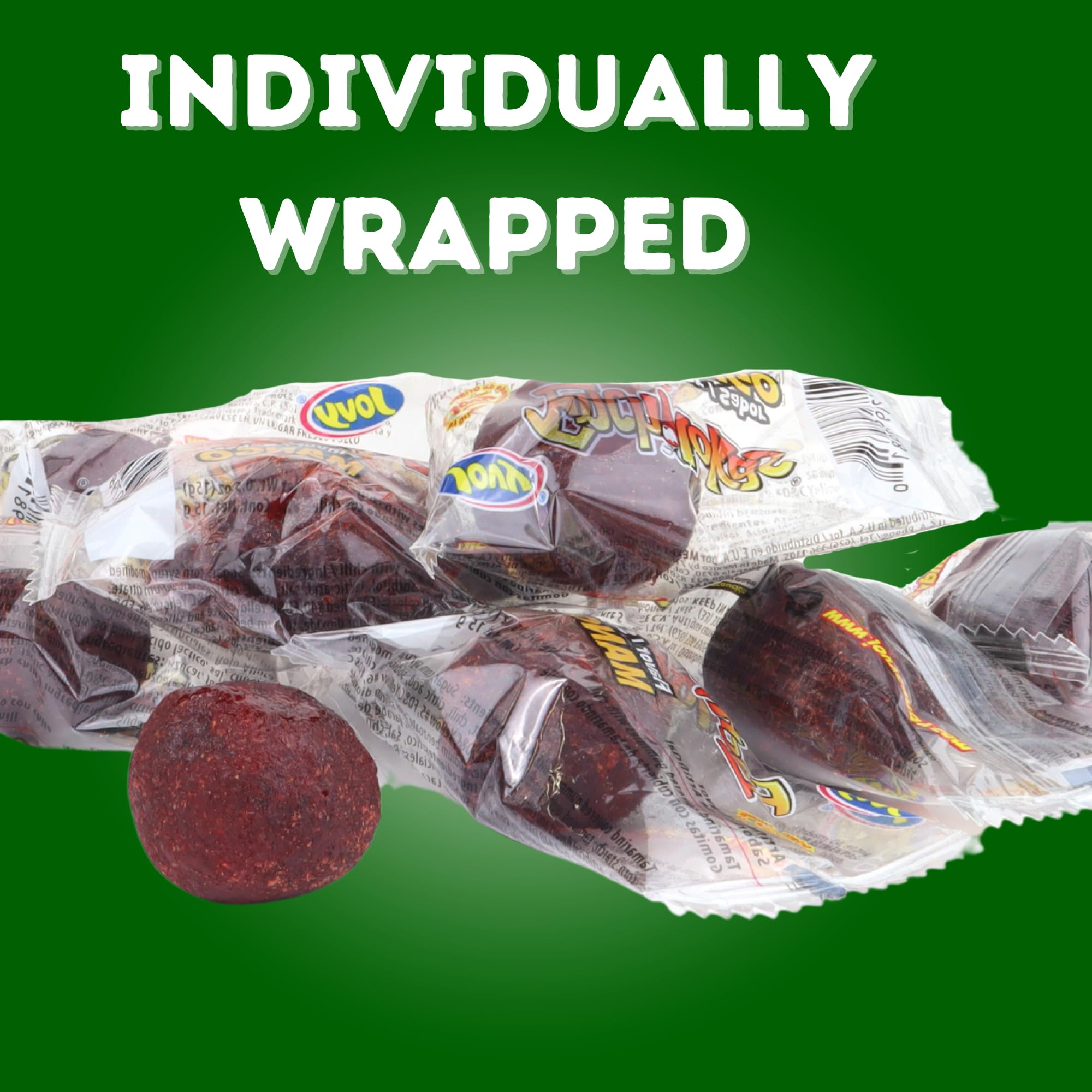 Snapklik.com : Spicy Mexican Gummy Candy, Individually Wrapped Tamarind ...
