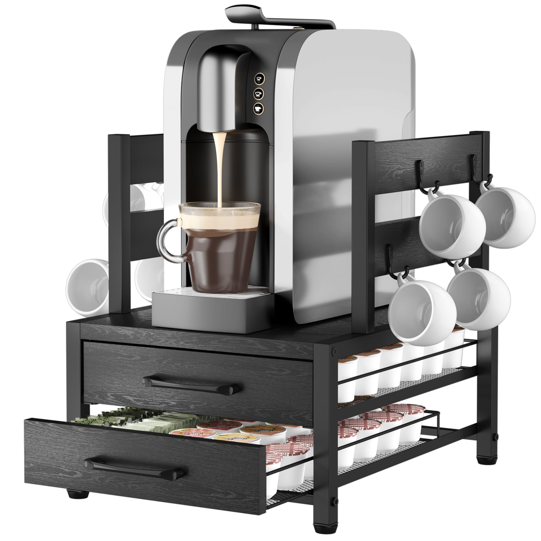 Amazon.com: K Cup Holder Drawer - Coffee Pod Organizer for Counter ...