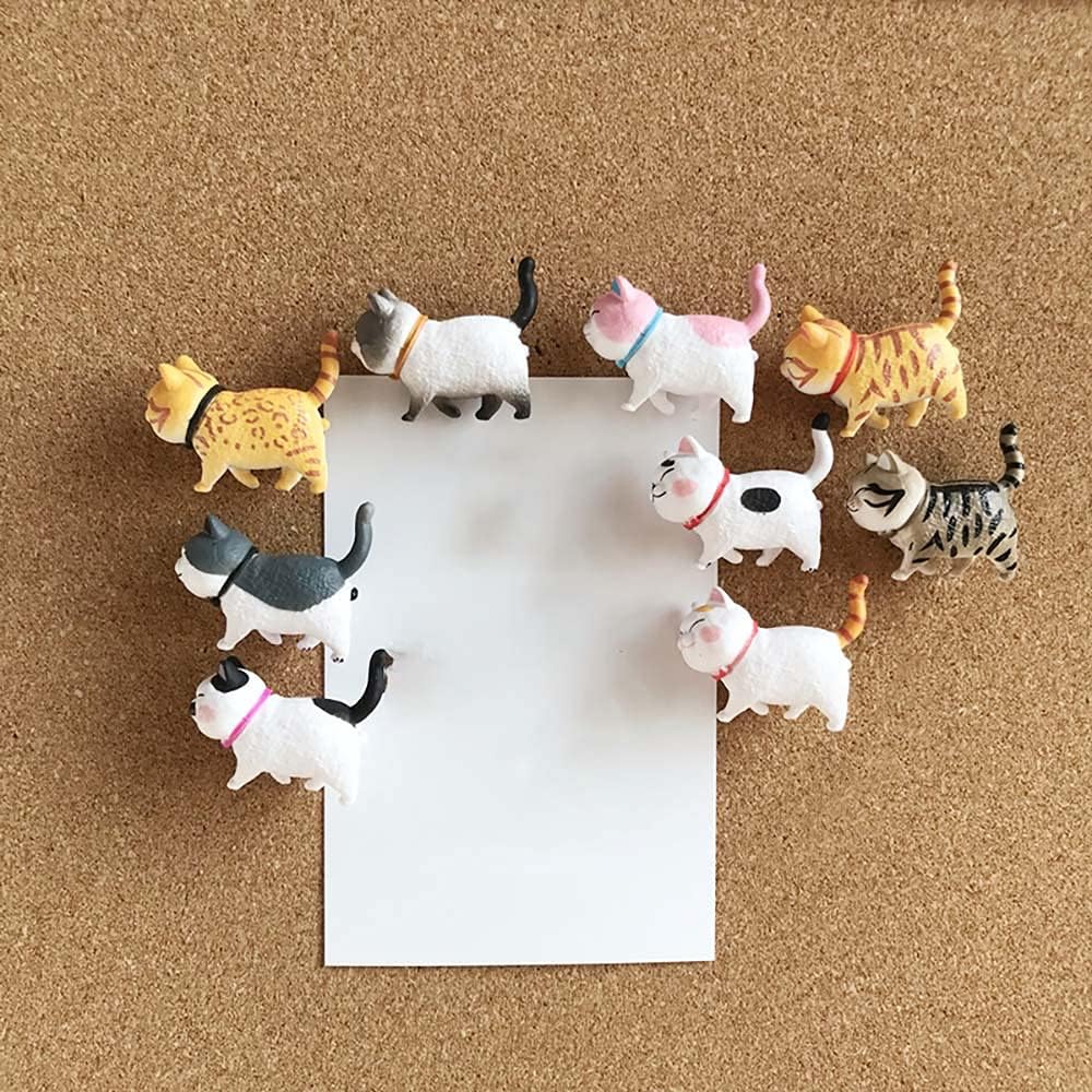 Amazon.com: Ornerx Plastic Cat Push Pins Decorative Thumbtacks for Cork ...
