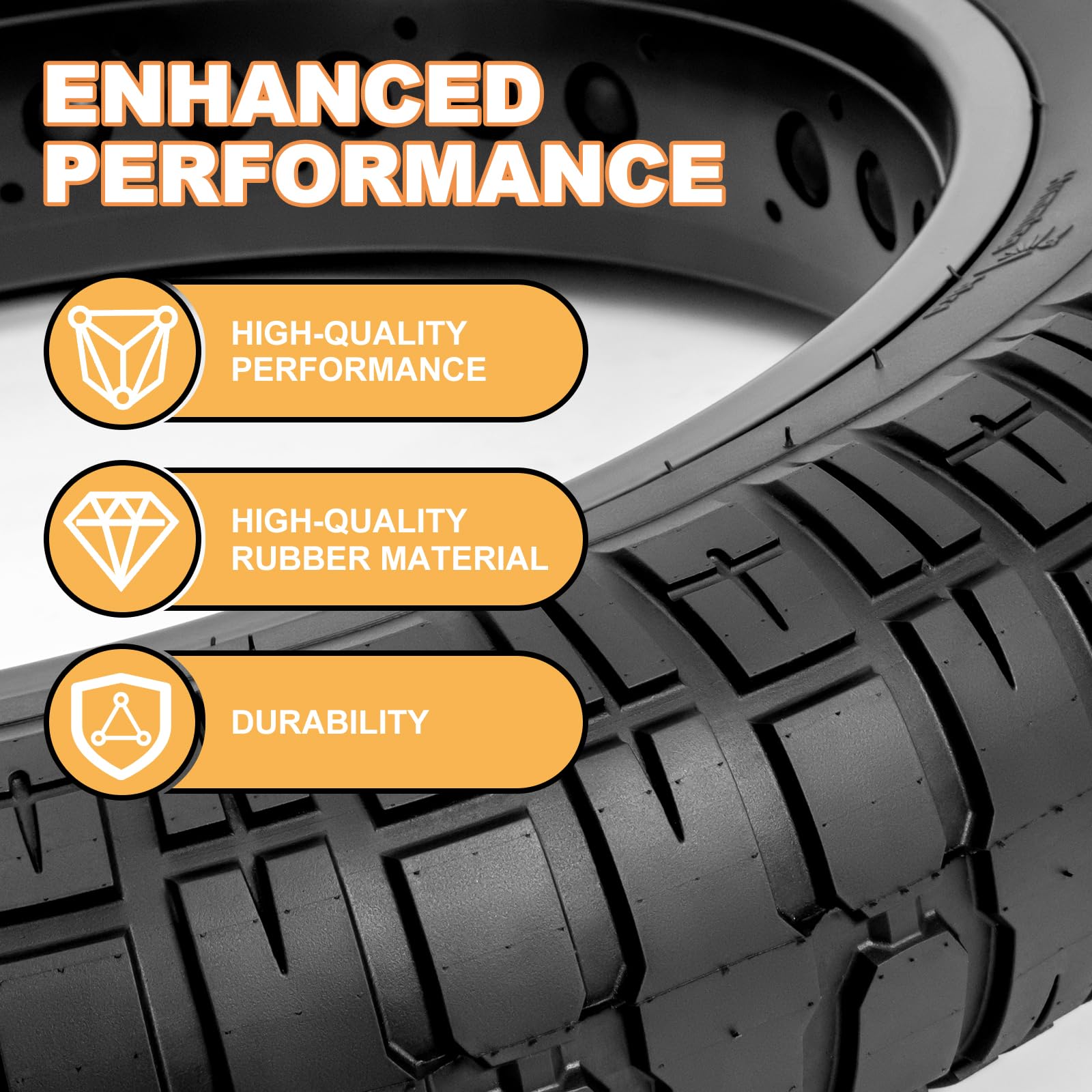 Snapklik.com : Hycline Ebike Fat Replacement Tire: 20x40 Inch Folding ...