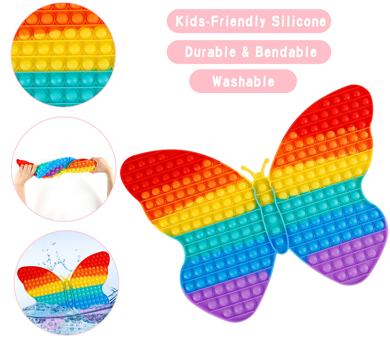 Genovega Giant Pop Poppers it Gifts for Girl Teens Kids, Popitz Popits ...