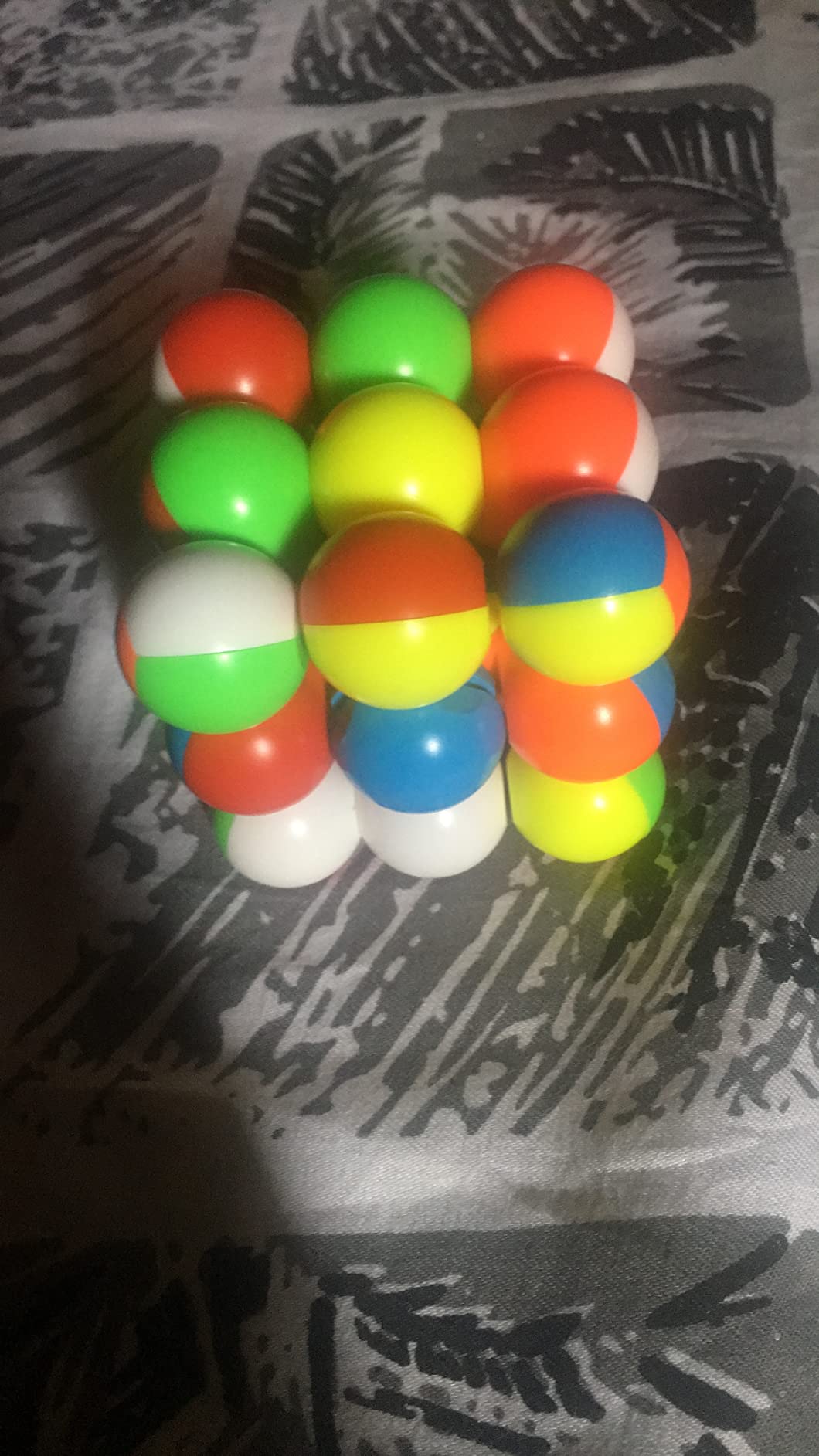 Kiddie Galaxia® Speed Ball Bubble Cube 3x3x3 High Speed Sticker Less ...