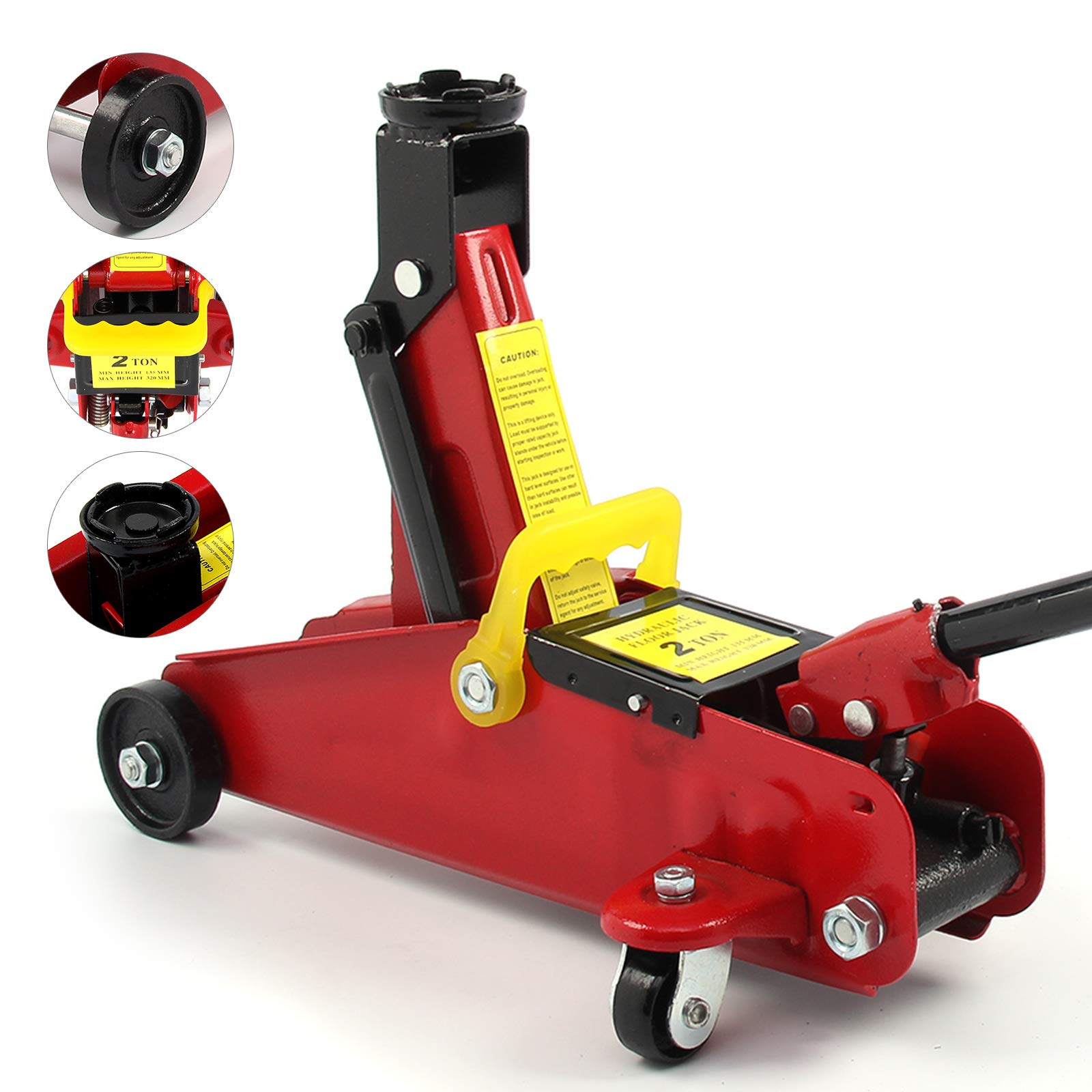 Buy Queiting 2 Tons Car Jack Hydraulic Floor Jack Trolley Profile ...