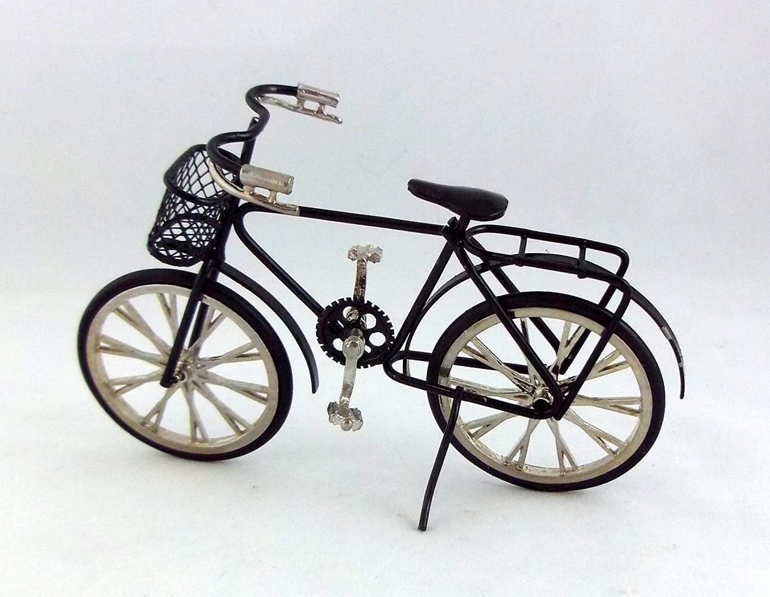 Amazon.com: Dollhouse Miniature 1:12 Scale Black Bicycle #G8140 : Toys ...