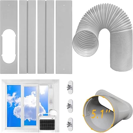 Ac Hose Portable Air Conditioner Sliding Window Kit With Universal ...