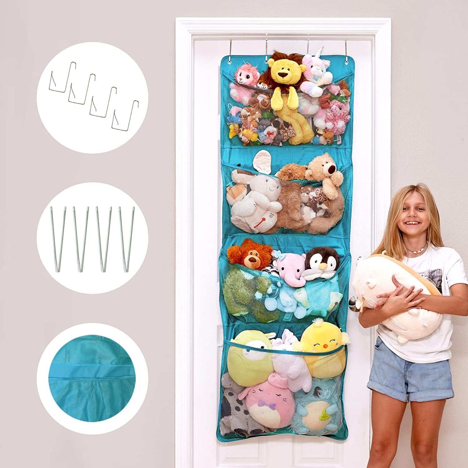 Amazon.com: The Original Stuffed Animal Storage (Patented) - Over Door ...