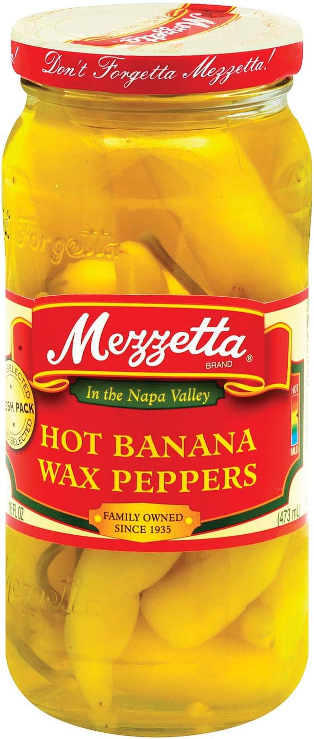 Amazon.com : Mezzetta Pepper Banana Hot : Pepper And Peppercorns ...