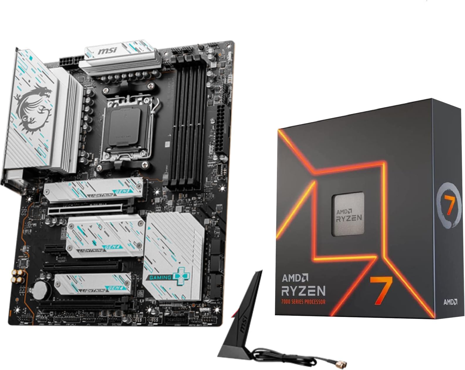 Amazon.com: INLAND Micro Center AMD Ryzen 7 7700X CPU Processor with ...