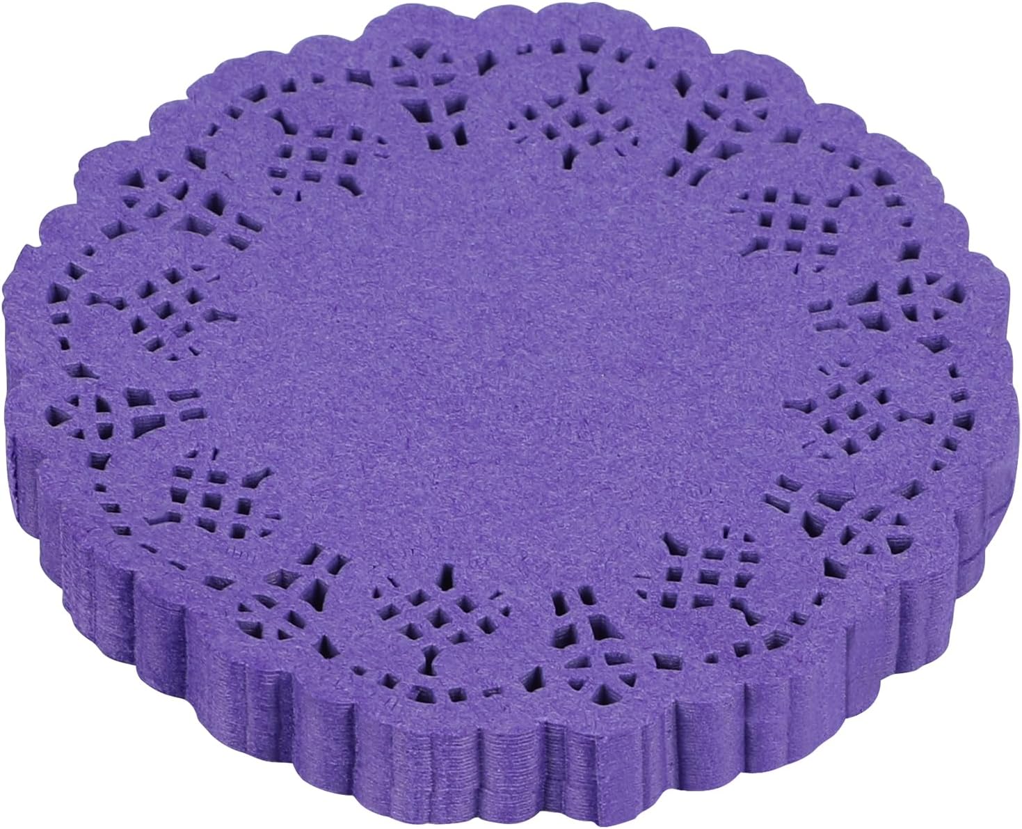Amazon.com: DECORA 3.5inch Round Colorful Paper Lace Doilies Wedding ...