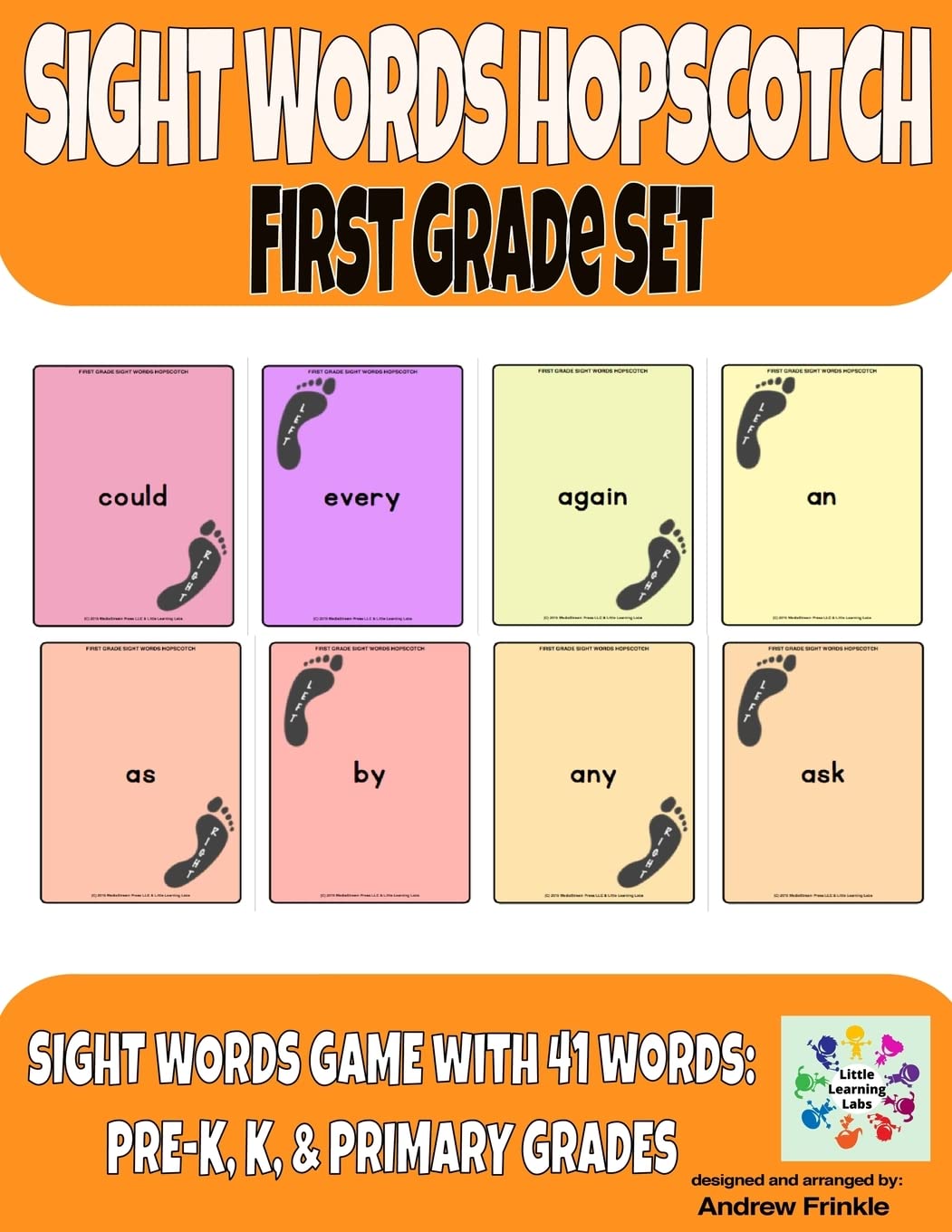 Sight Words Hopscotch First Grade Set: Frinkle, Andrew: 9781515018995 ...