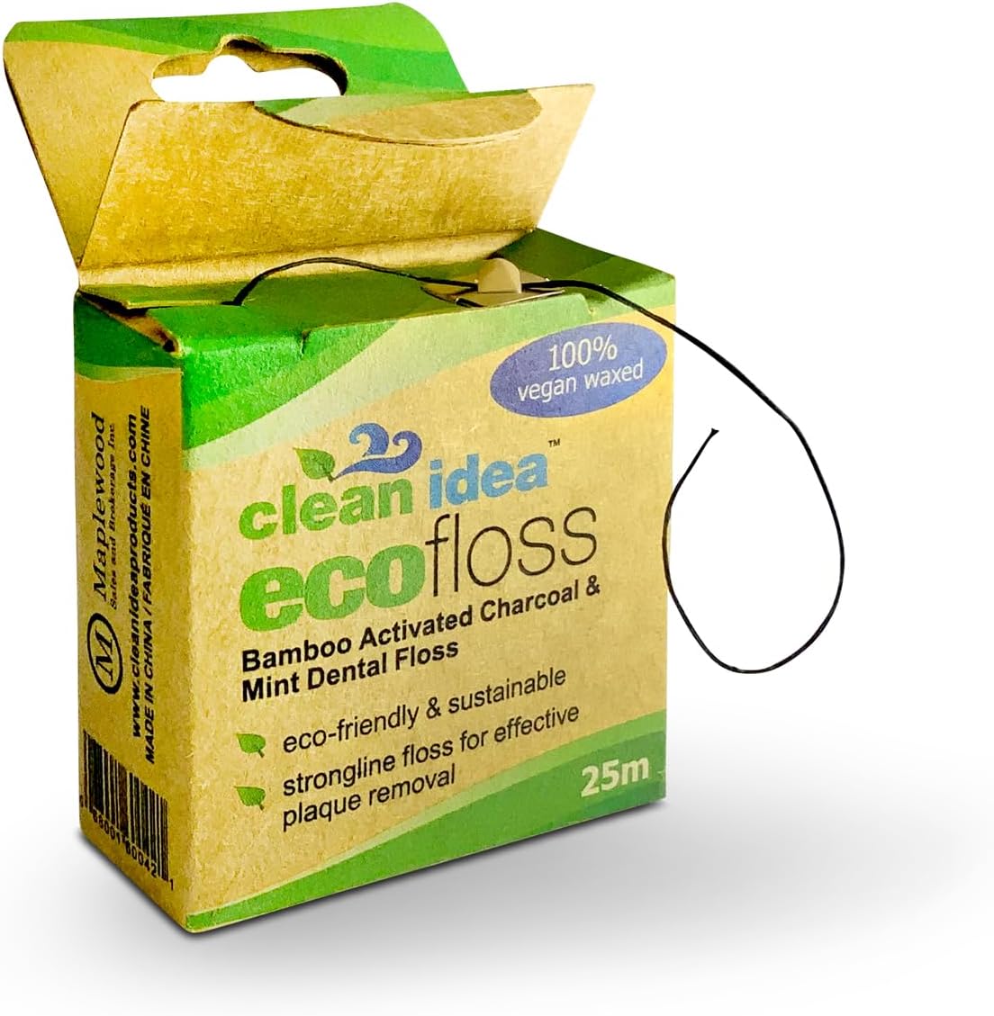 Amazon.com : Clean Idea EcoFloss 6x25m, Eco Friendly Natural Floss ...