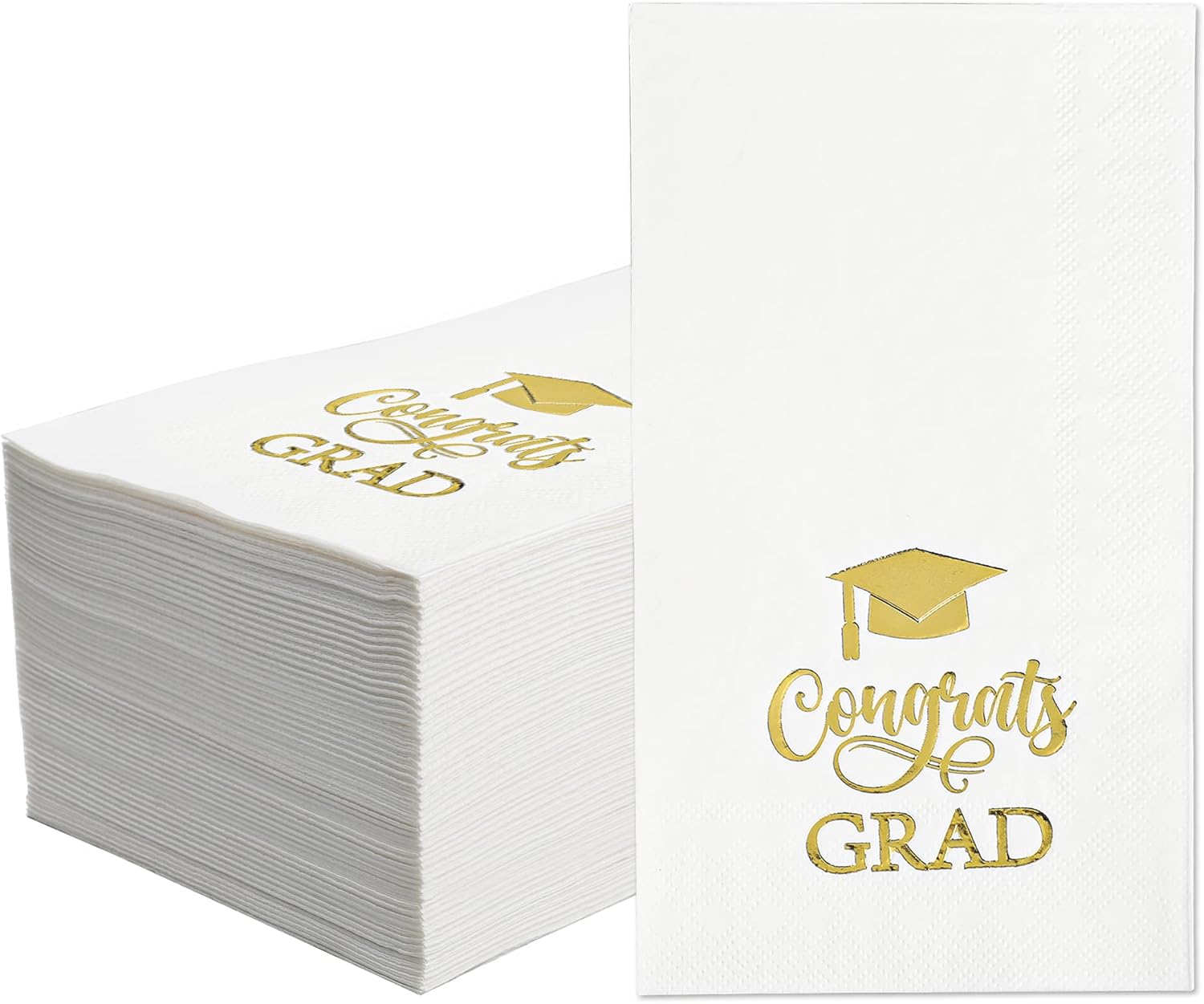 Amazon.com: 60 Pack Graduation Paper Napkins Congrats Grad Guest ...