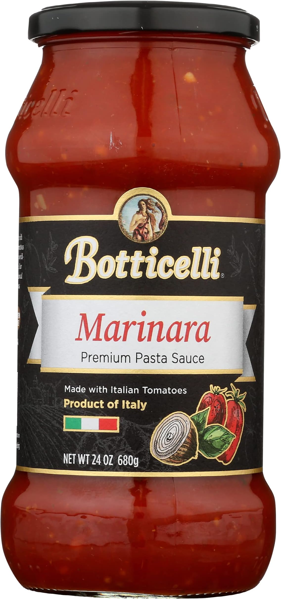 Amazon.com : Botticelli Marinara Pasta Sauce, 24 Ounce (Pack of 6 ...