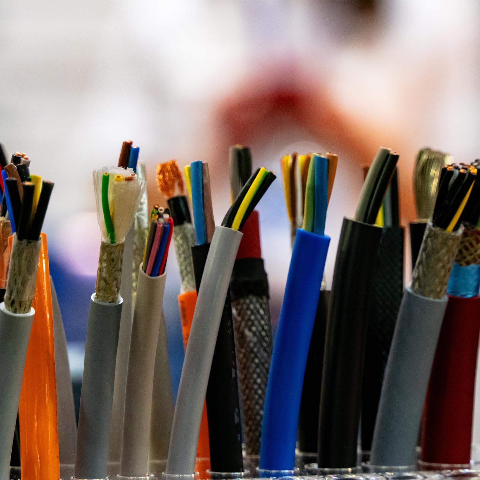 Heat Shrink End Caps OUNONA 25 Pcs Electrical Wire End Caps Insulated ...