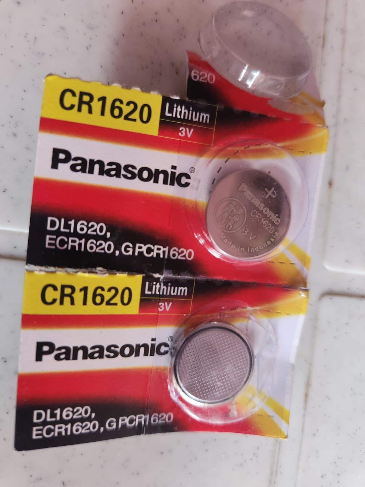 MICROUSB Compatible with Panasonic CR-1620 Lithium Coin Battery 3v ...