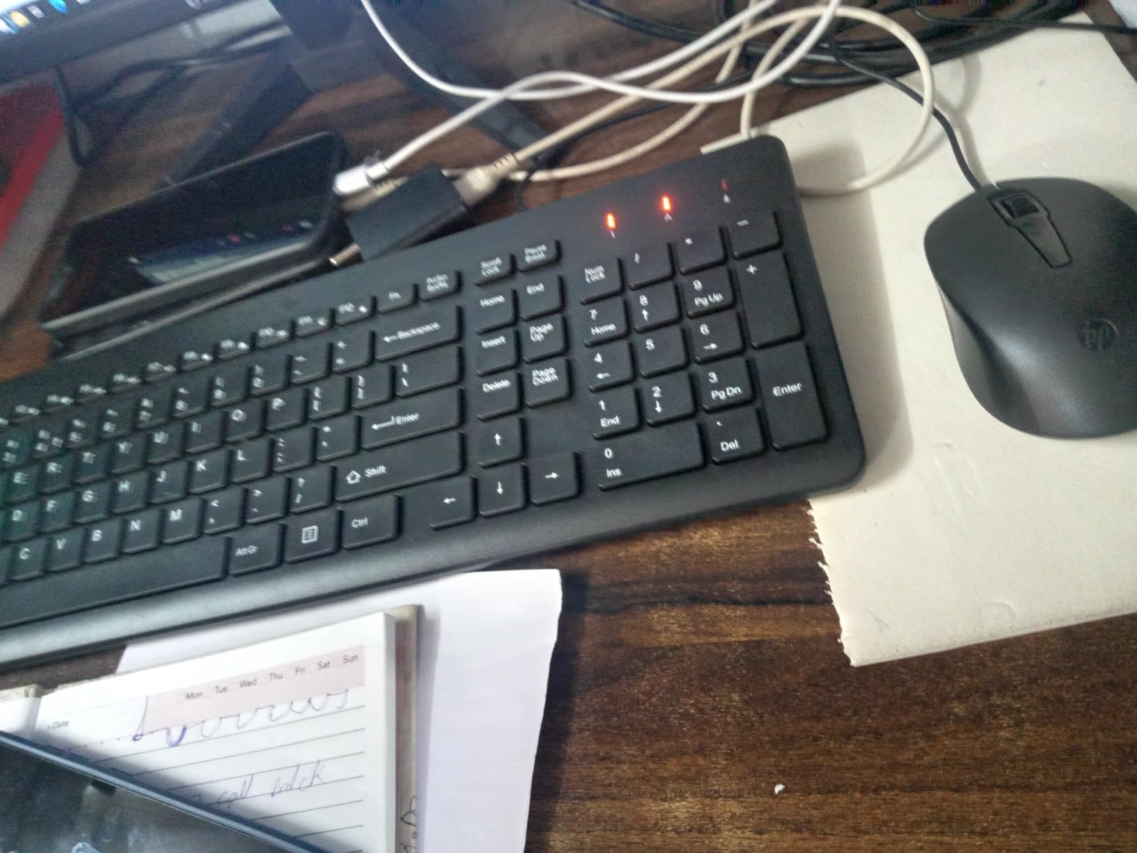 Amazon.in: Buy HP 150 Wired Keyboard and Mouse Combo with Instant USB ...