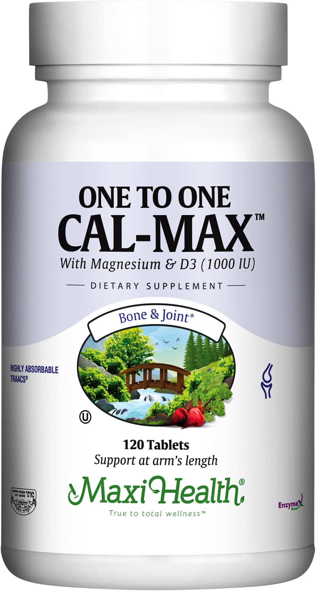 Amazon.com: Maxi Health 500 mg Calcium Supplement with Vitamin D3 (1000 ...