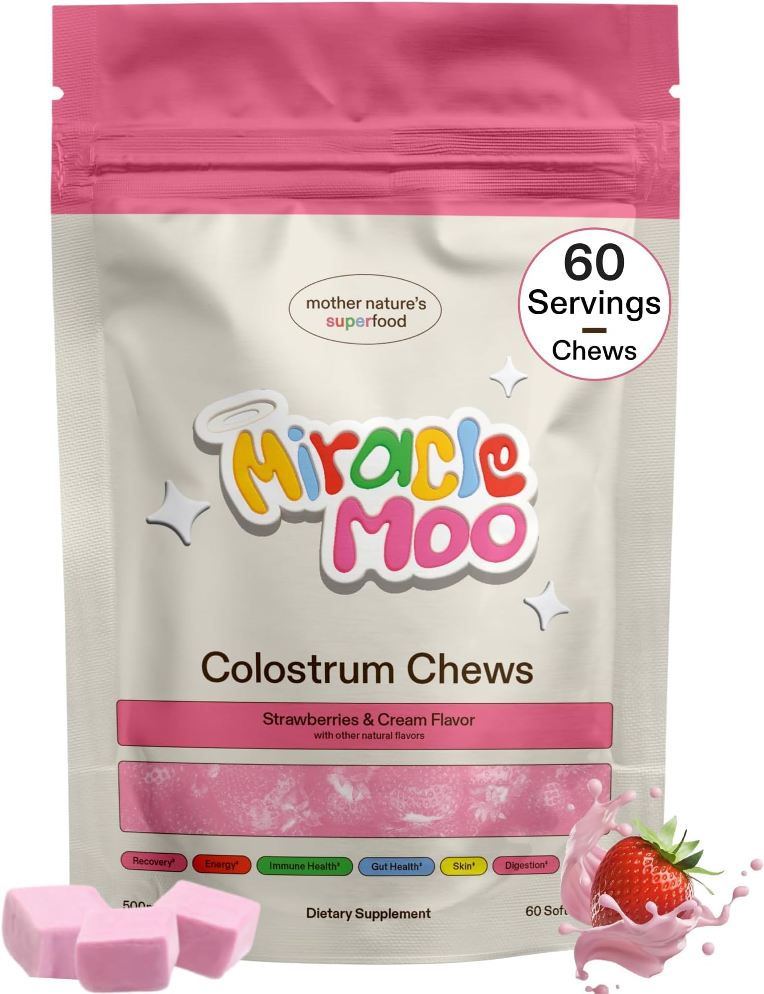 Amazon.com: Symbiotics Colostrum 120ct Chewables Plus - Immunity ...
