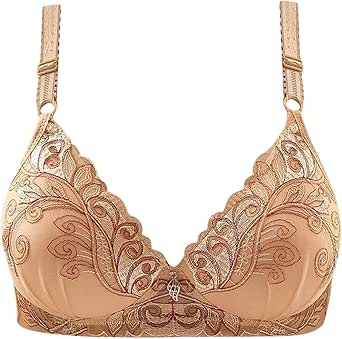 Womens Wireless Bras with Support and Lift No Underwire Minimizer Bras ...
