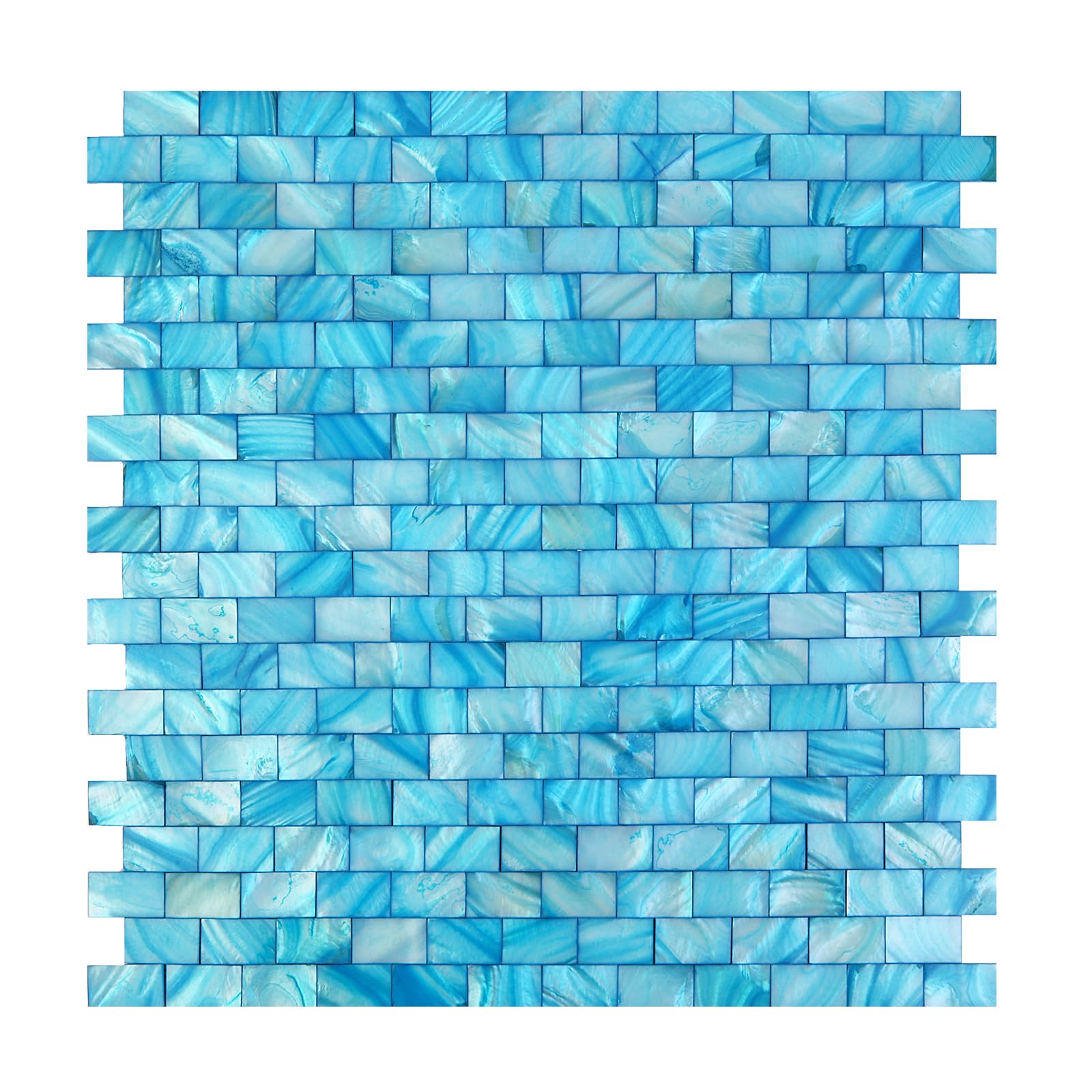 Snapklik.com : 10 - Sheet Pearl Shells Tile Peel And Stick Backsplash ...