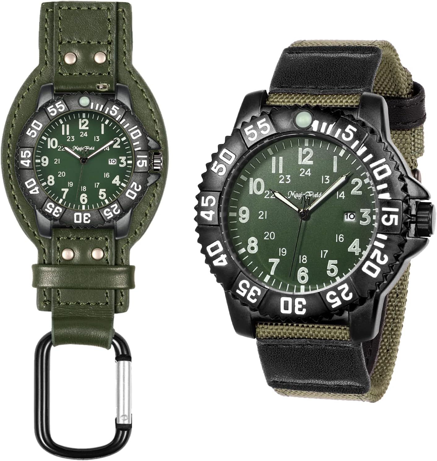 Amazon.com: ManChDa Field Watch Army Watch for Mens Watch Military ...