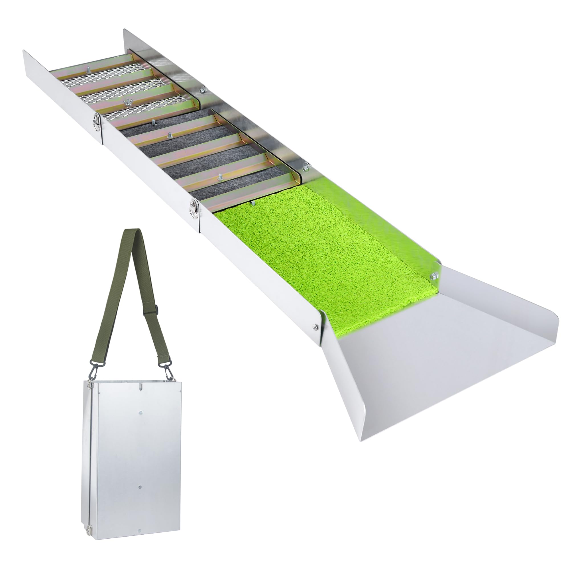 Amazon.com: BierBear 50 Inch Gold sluice box for gold mining equipment ...