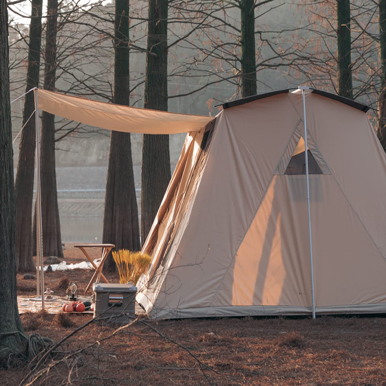 Retro Tent Camping Robens PROSPECTOR Shanty 6 Person Cabin Retro Style