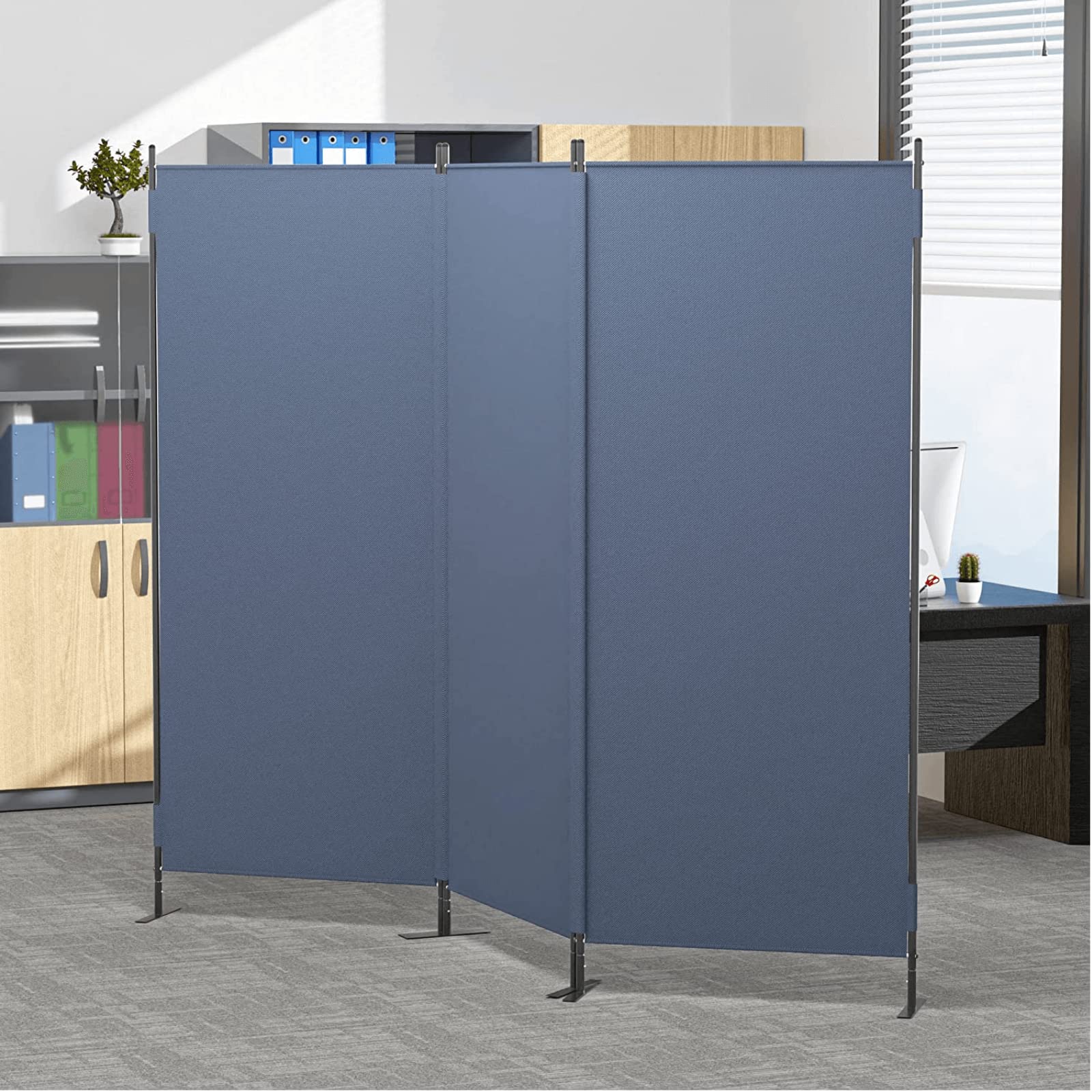 3 Panel Room Dividers And Folding Privacy Screens 6ft Oxford ...