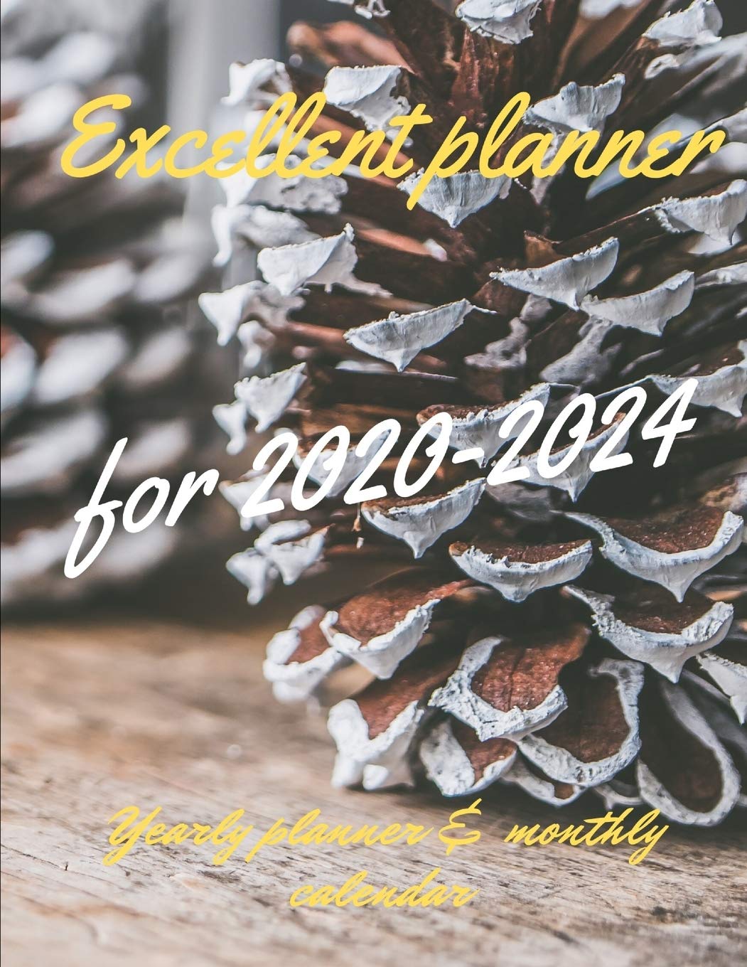 Buy Excellent planner for 2020-2024 Yearly planner and monthly Online ...