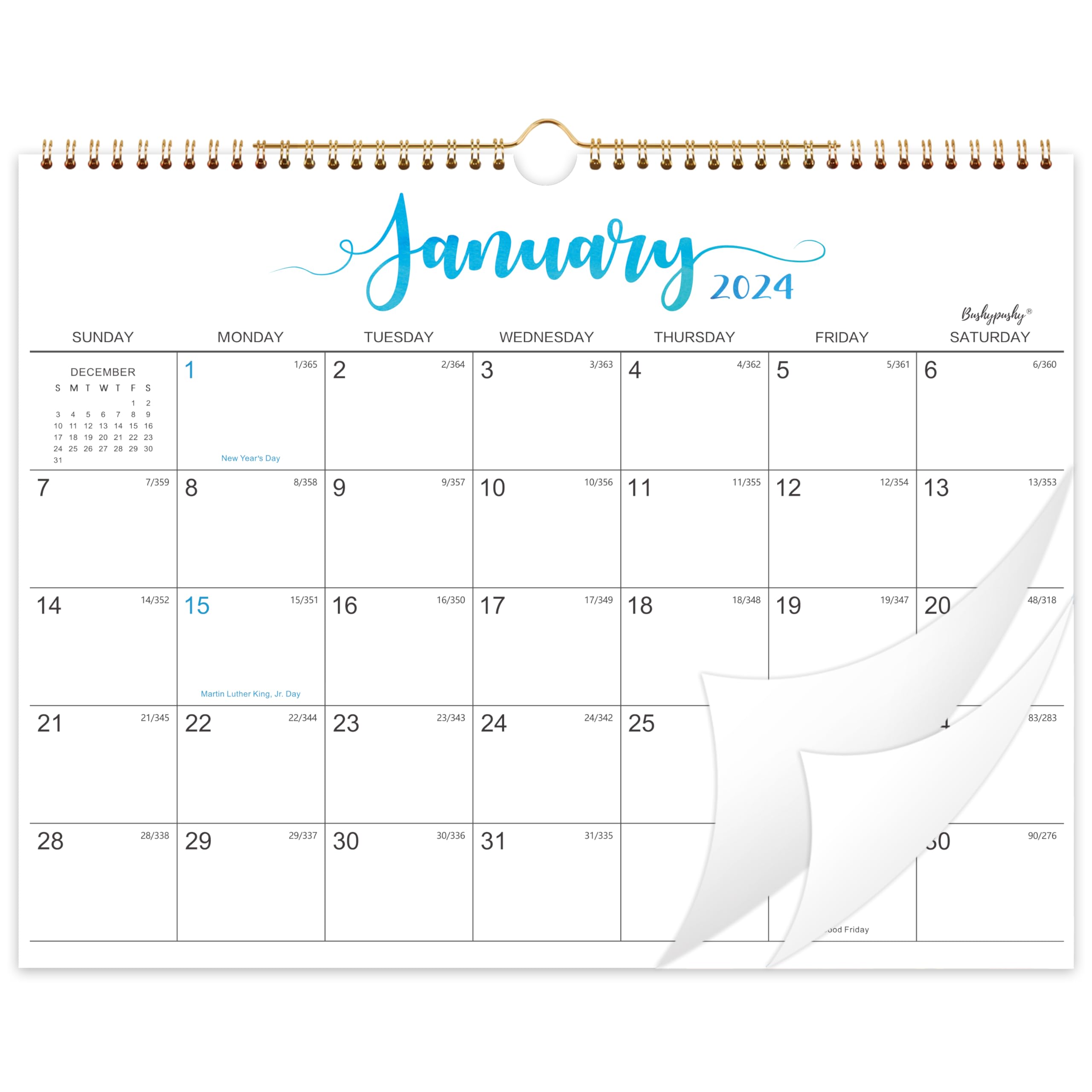 Snapklik.com : Calendar 2024 - Wall Calendar 2024, 12 Monthly 2024 ...
