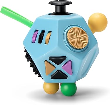 VCOSTORE Dodecagon Fidget Toys Cube - 12 Sided Fidget Toy Depression ...