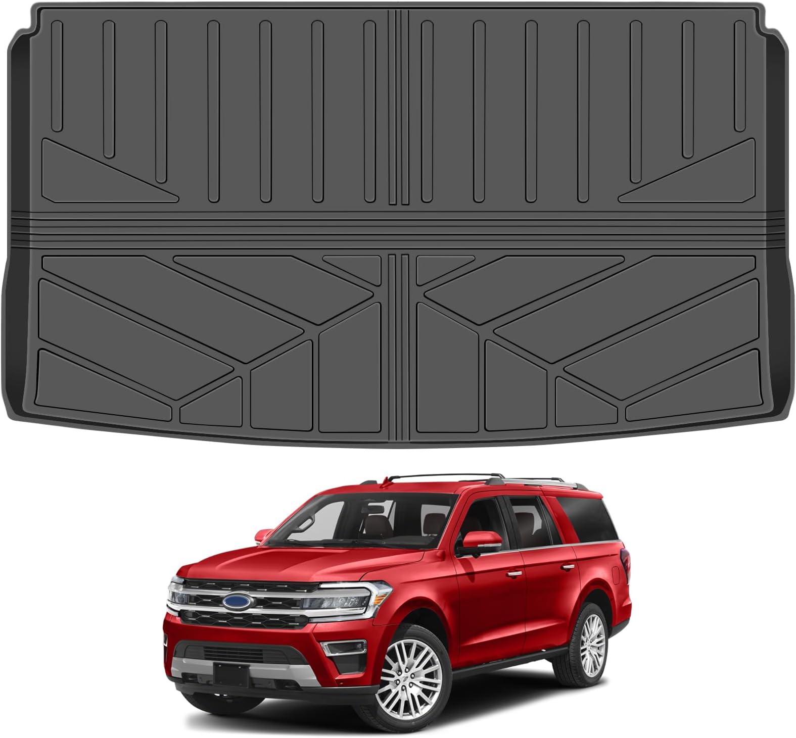 Amazon.com: HUYINPJ Cargo Mat Compatible with 2018-2024 Ford Expedition ...