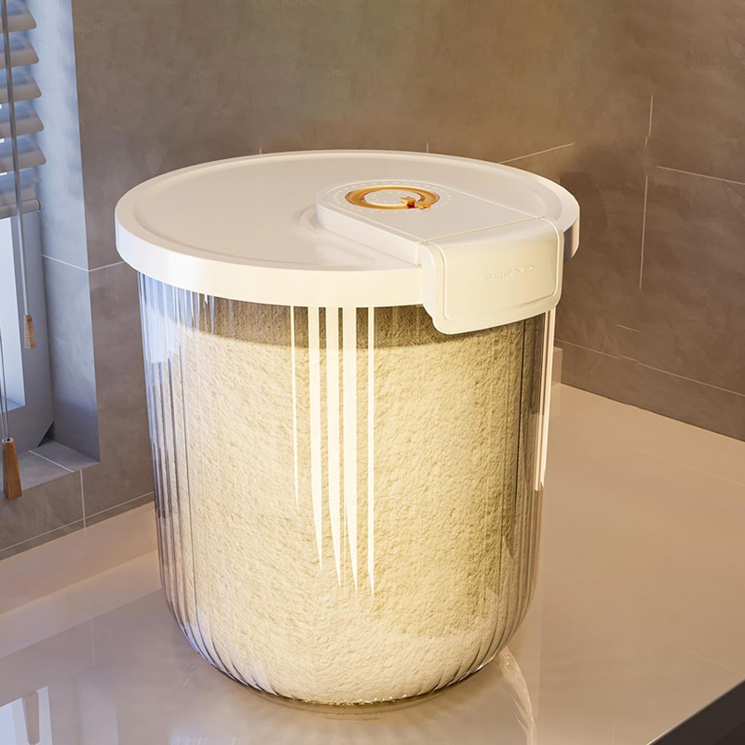 Amazon.com: AnRui Flour Storage Container 20 Lbs, Airtight Large Food ...