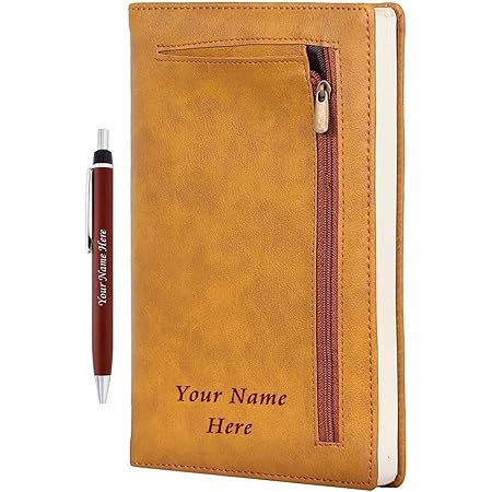 Fastidious Customised Diary and Pen - Personalised A5 Size Hardcover ...