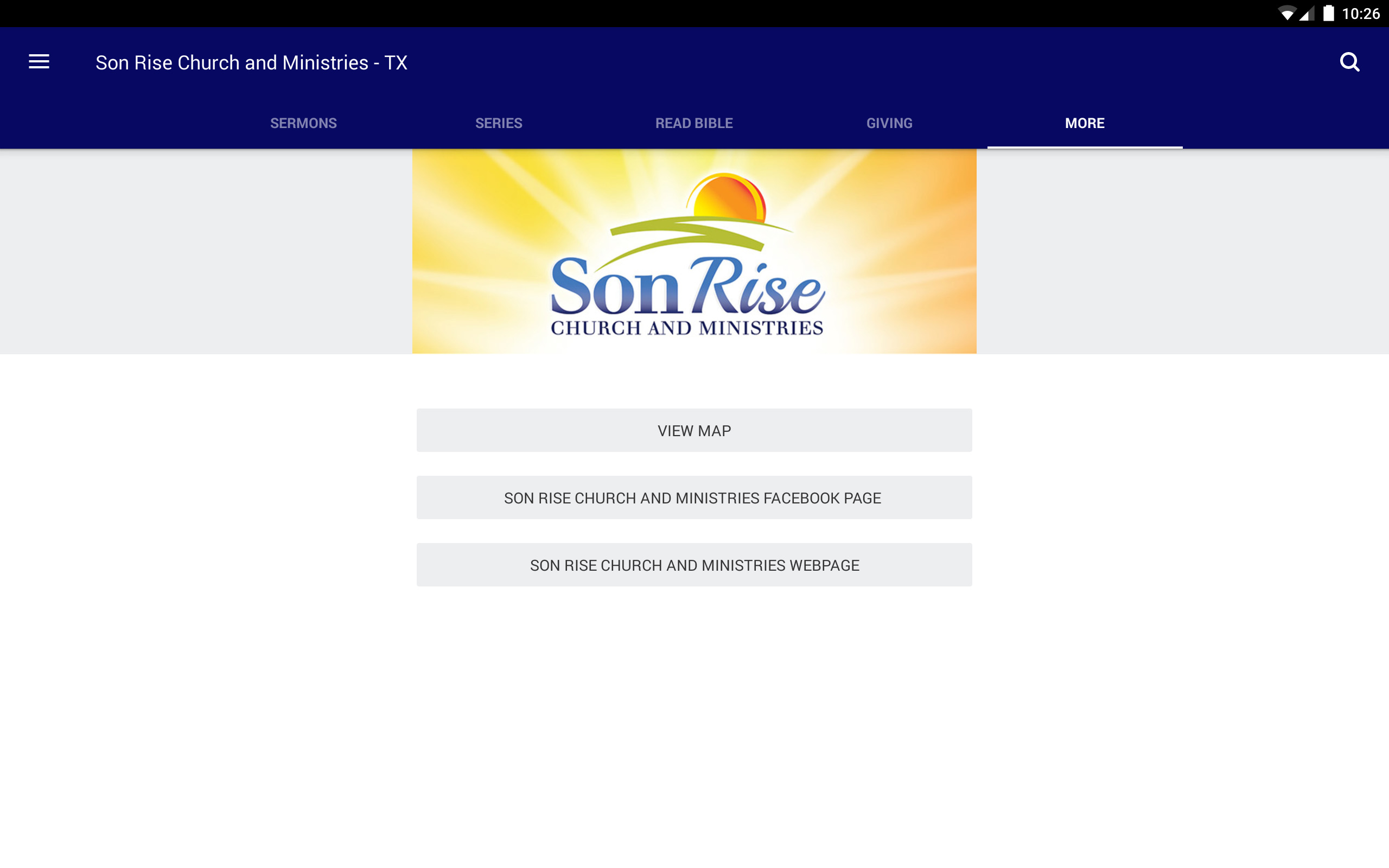 Son Rise Church and Minist. - App on Amazon Appstore