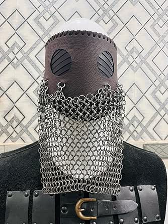Amazon.com: WW1 Tank Crew Splash/Splatter mask leather and chainmail ...