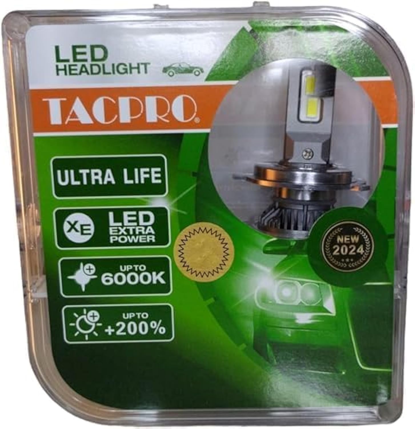 Generic Tacpro h4 headlight bulb -tac pro led for car headlight lights: Buy Online at Best Price ...
