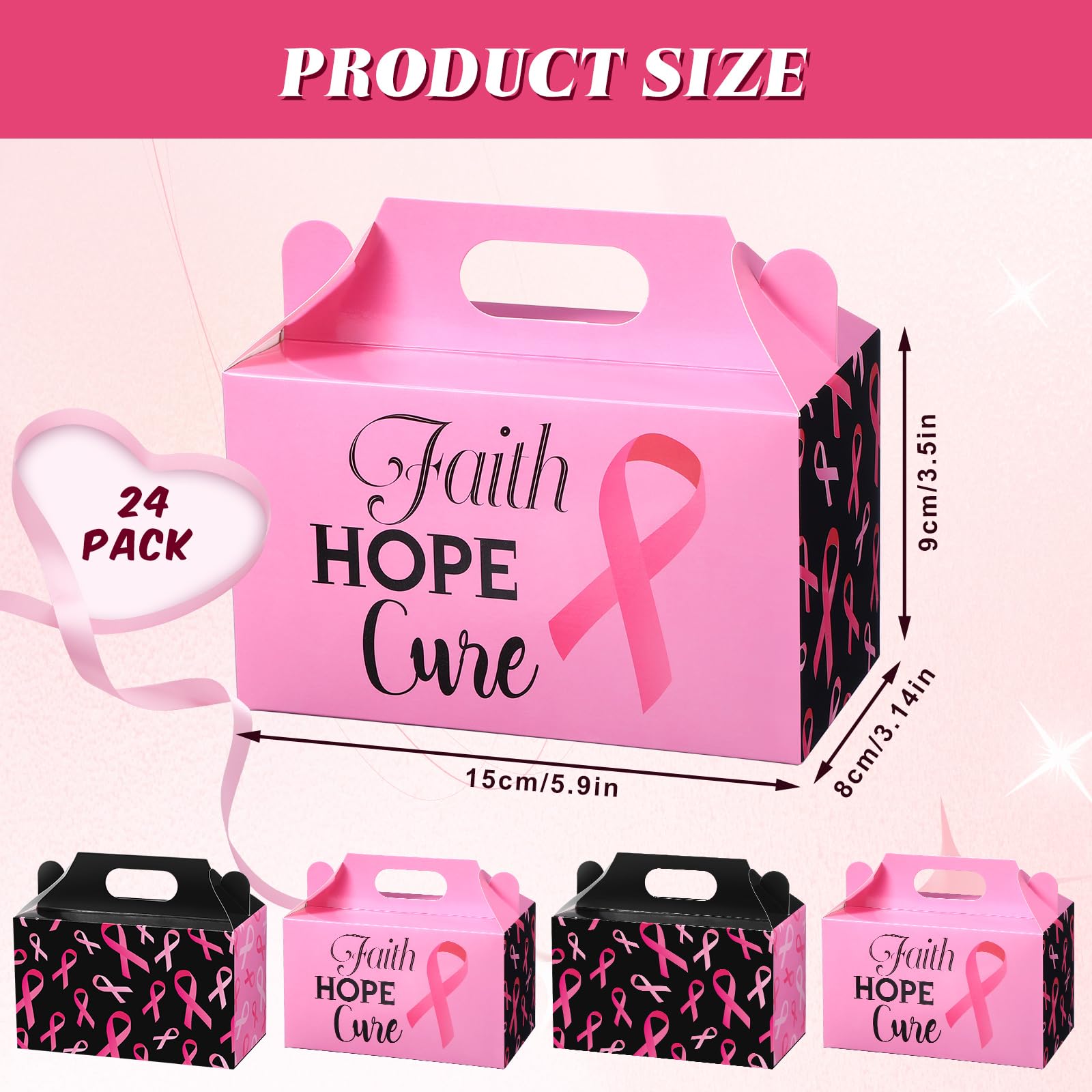 Pink Ribbon Photo Boxes Nostalgic Pink In A Box Best Flower Delivery