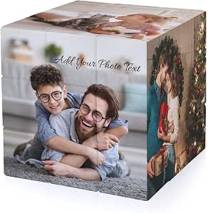 Amazon.com: Custom Magic Cube Personalized Cube Puzzle with Photo Level ...