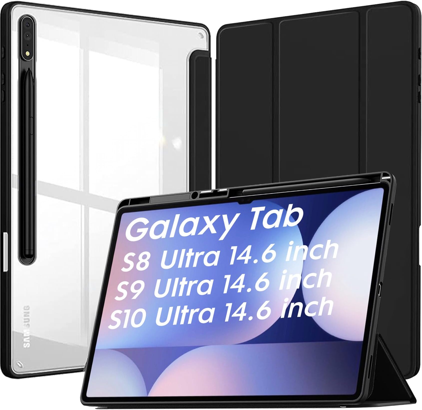 Robustrion Cover for Samsung Tab S10 Ultra/Tab S9 Ultra/Tab S8 Ultra ...