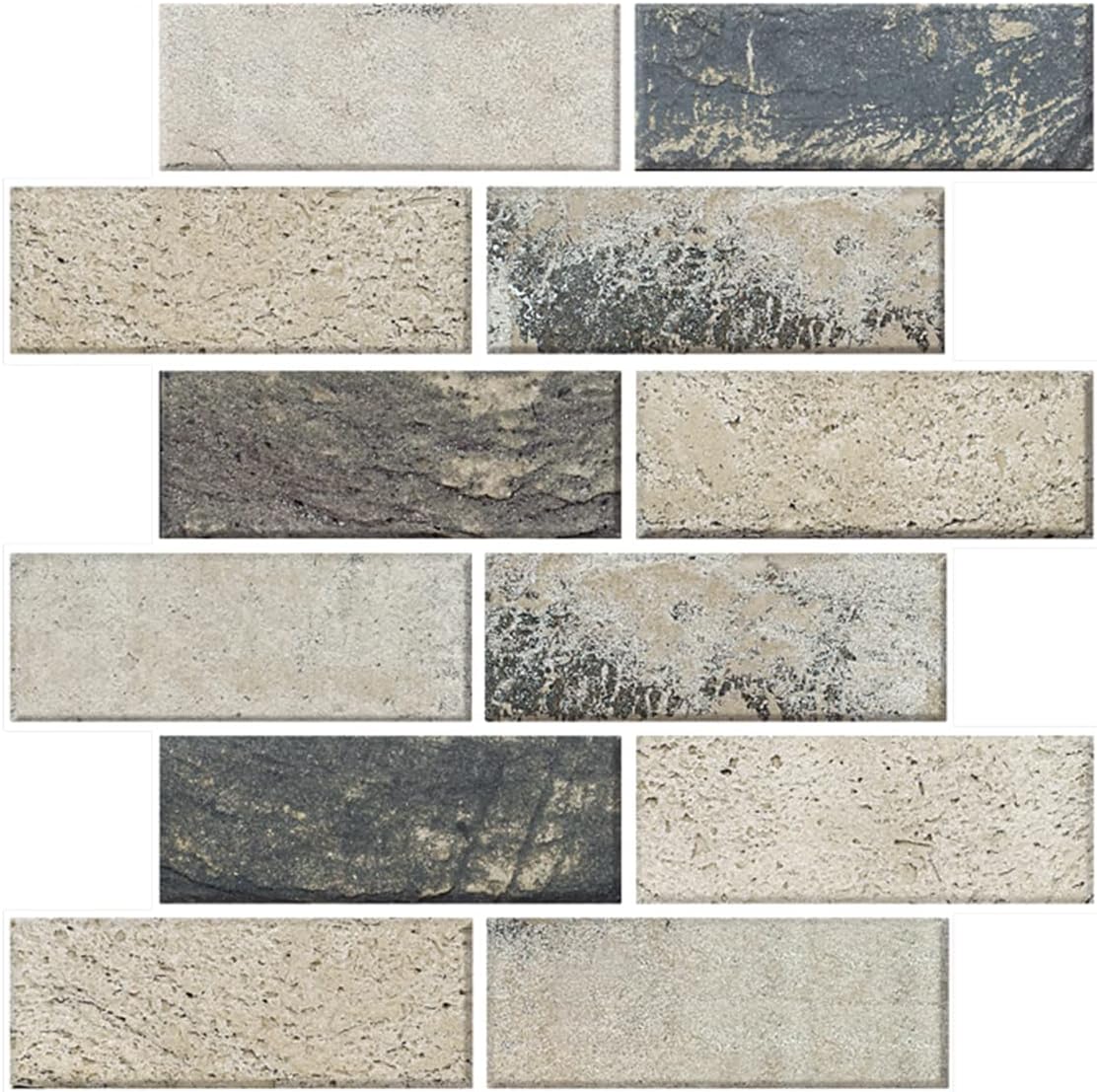 10 hojas de materiales duros para despegar y pegar, azulejos de PVC en ...