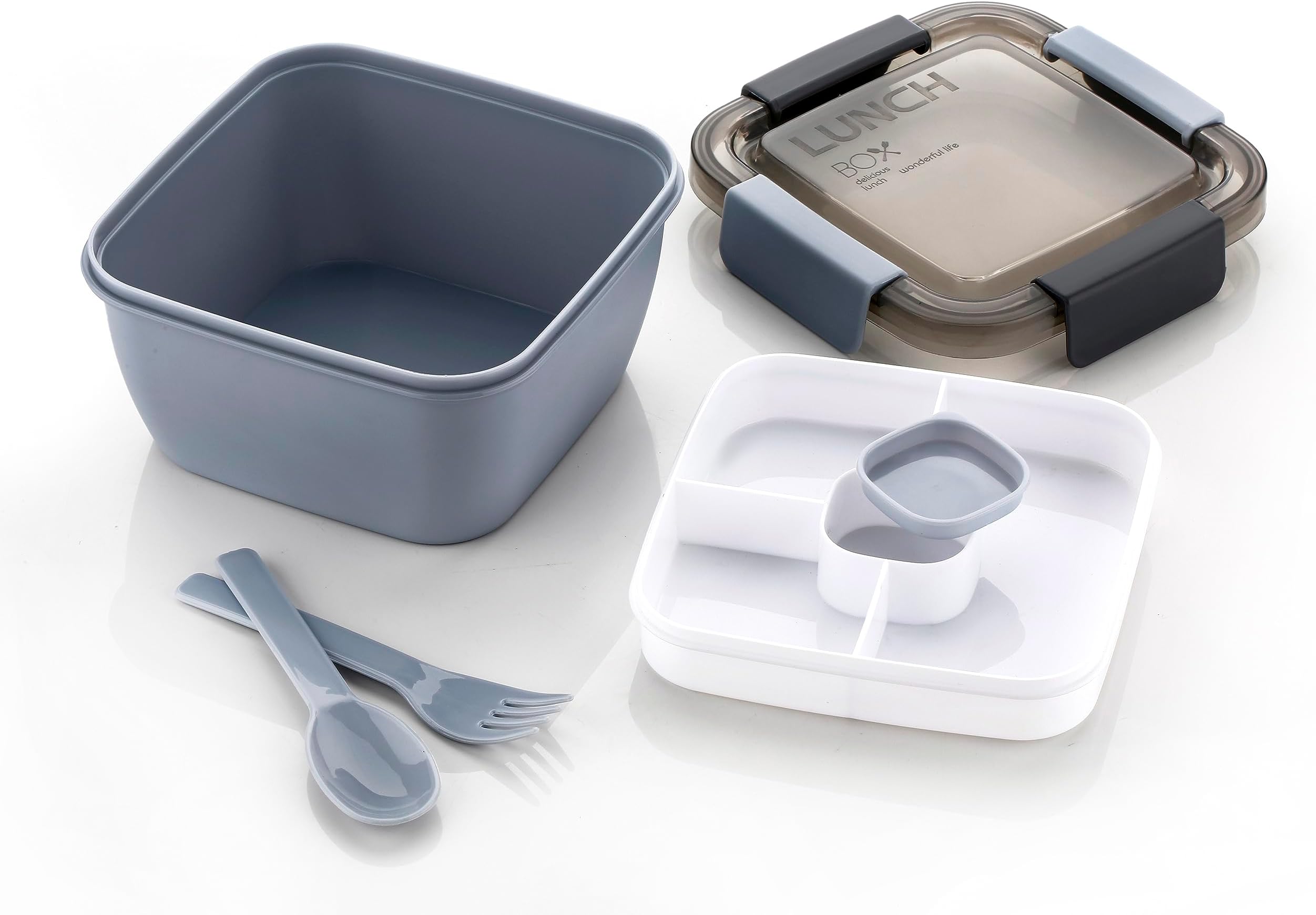Buy TEX-RO 3 Compartment Lunch Box for Office Men and Lunch Box for ...