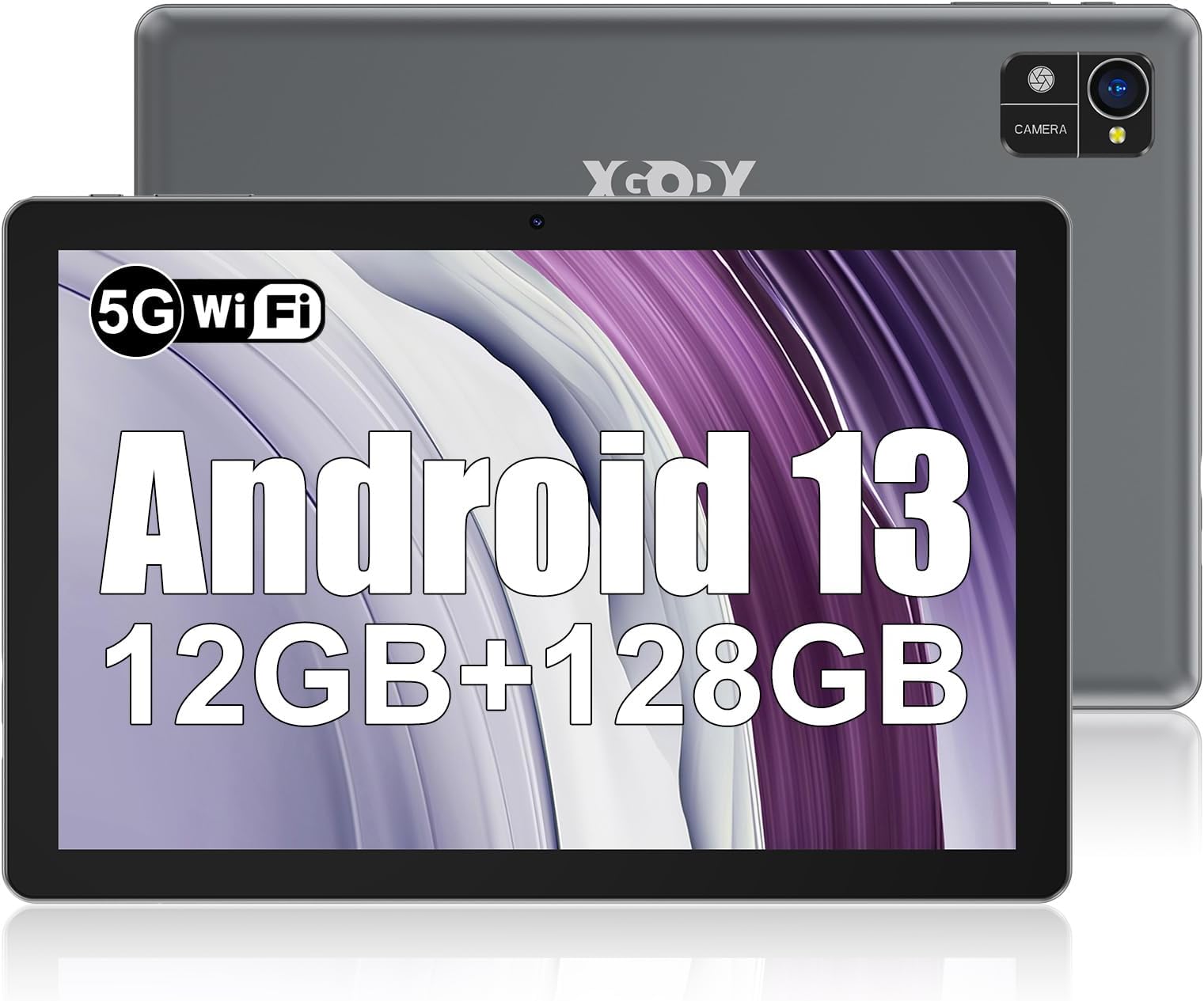 Amazon.com : Xgody 10 inch Tablet Android 13 Tablets, 12GB RAM 128GB ...