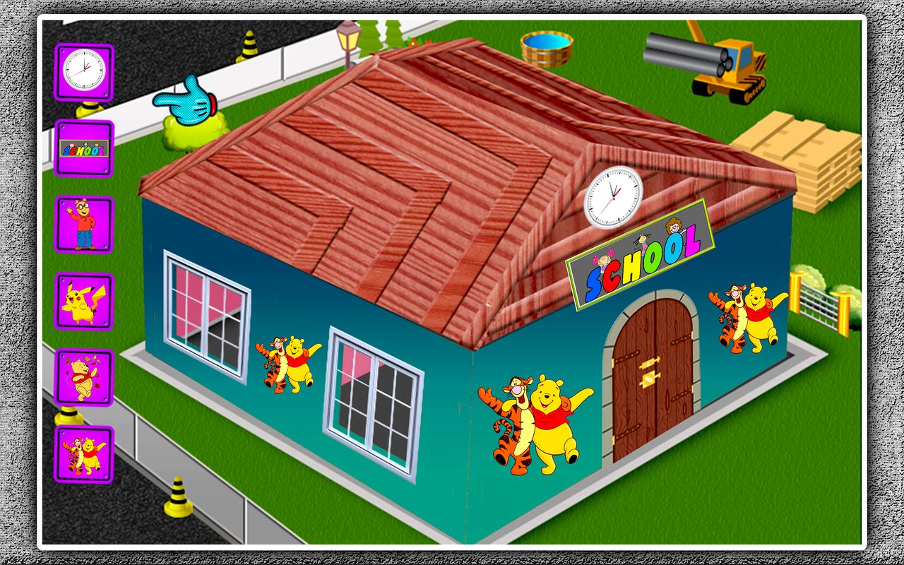 School Building Construction Site: Builder Game city Paint town girl ...