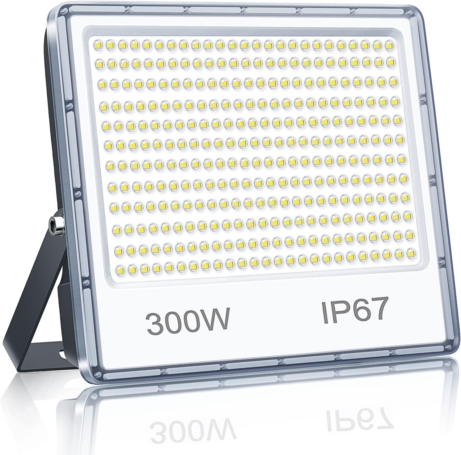 YIQIBRO 300W LED Floodlight Outdoor 1 Pack, IP67 Waterproof Outside ...