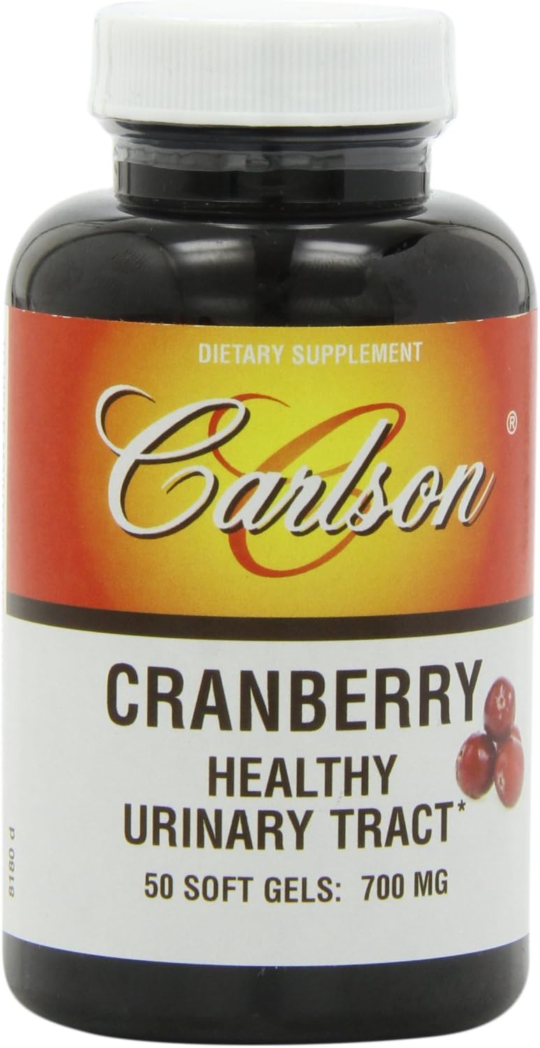 Amazon.com: Carlson Labs Cranberry Concentrate, 700mg, 50 Softgels ...