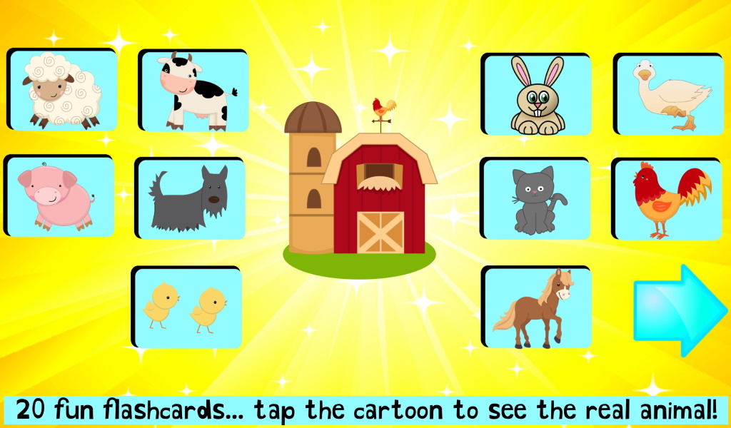 Barnyard Games! Farm Animal Sounds & Games For Toddlers Ages 1 2 3 Free ...