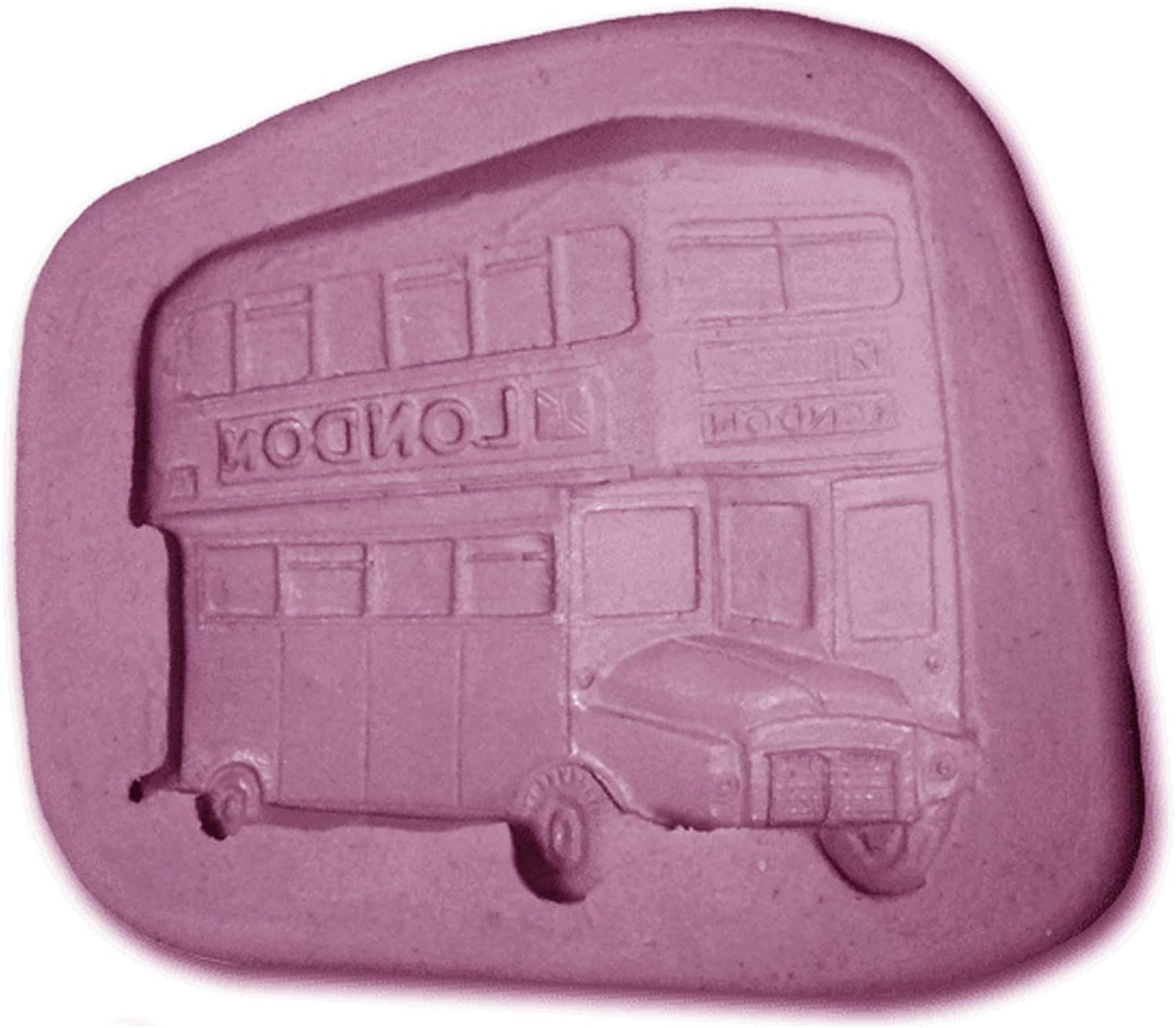 London Bus Silicone Rubber Craft Cake Decorating Soap Mould Mold ...